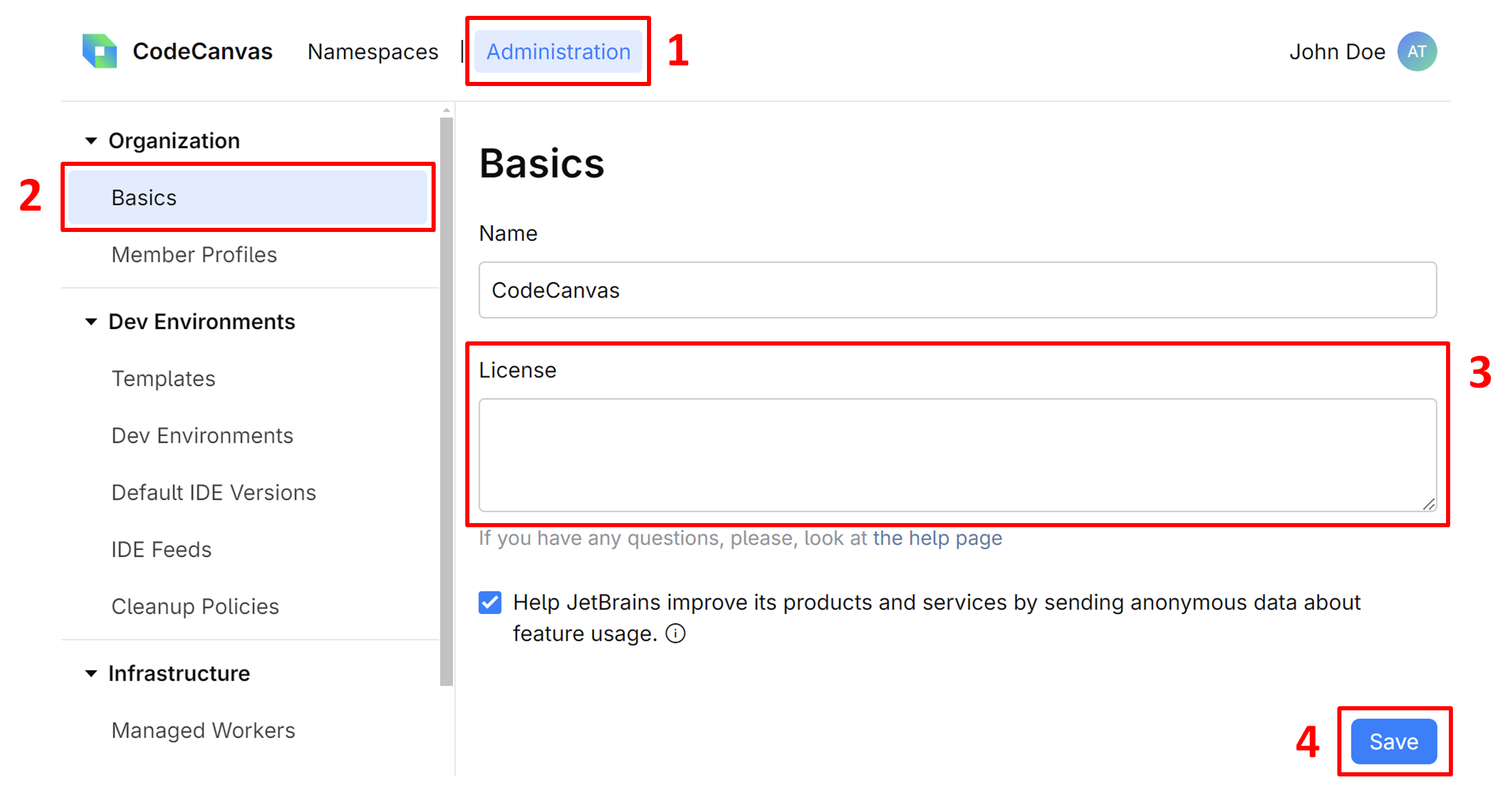 Configure Codecanvas Jetbrains Codecanvas Documentation