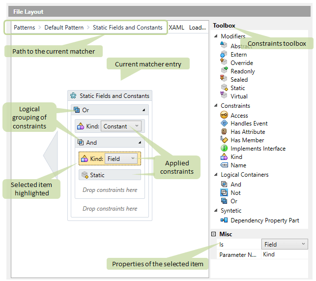 Rearrange members with file and type layout patterns | ReSharper Documentation