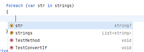 Code completion in C# | JetBrains Fleet Documentation
