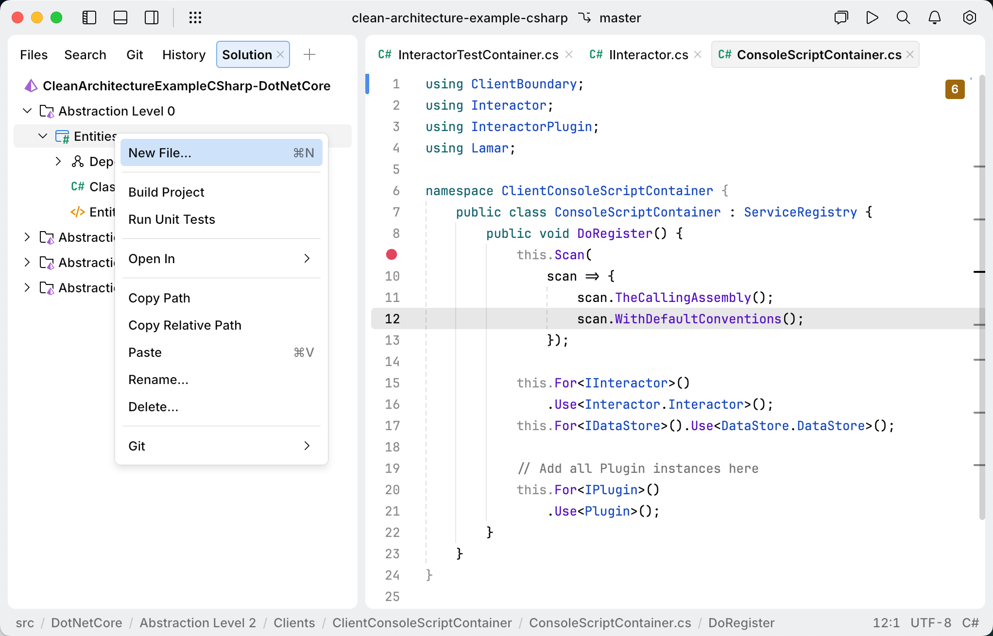 Manage .NET (C#) solutions, projects, and files | JetBrains Fleet ...
