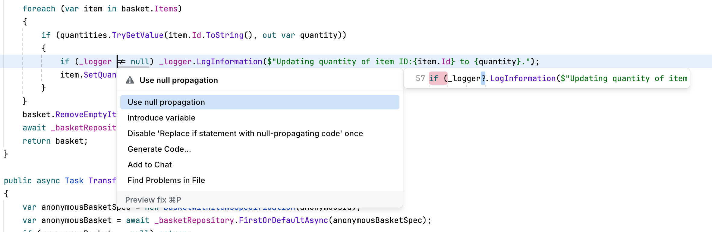 Getting started with C# | JetBrains Fleet Documentation