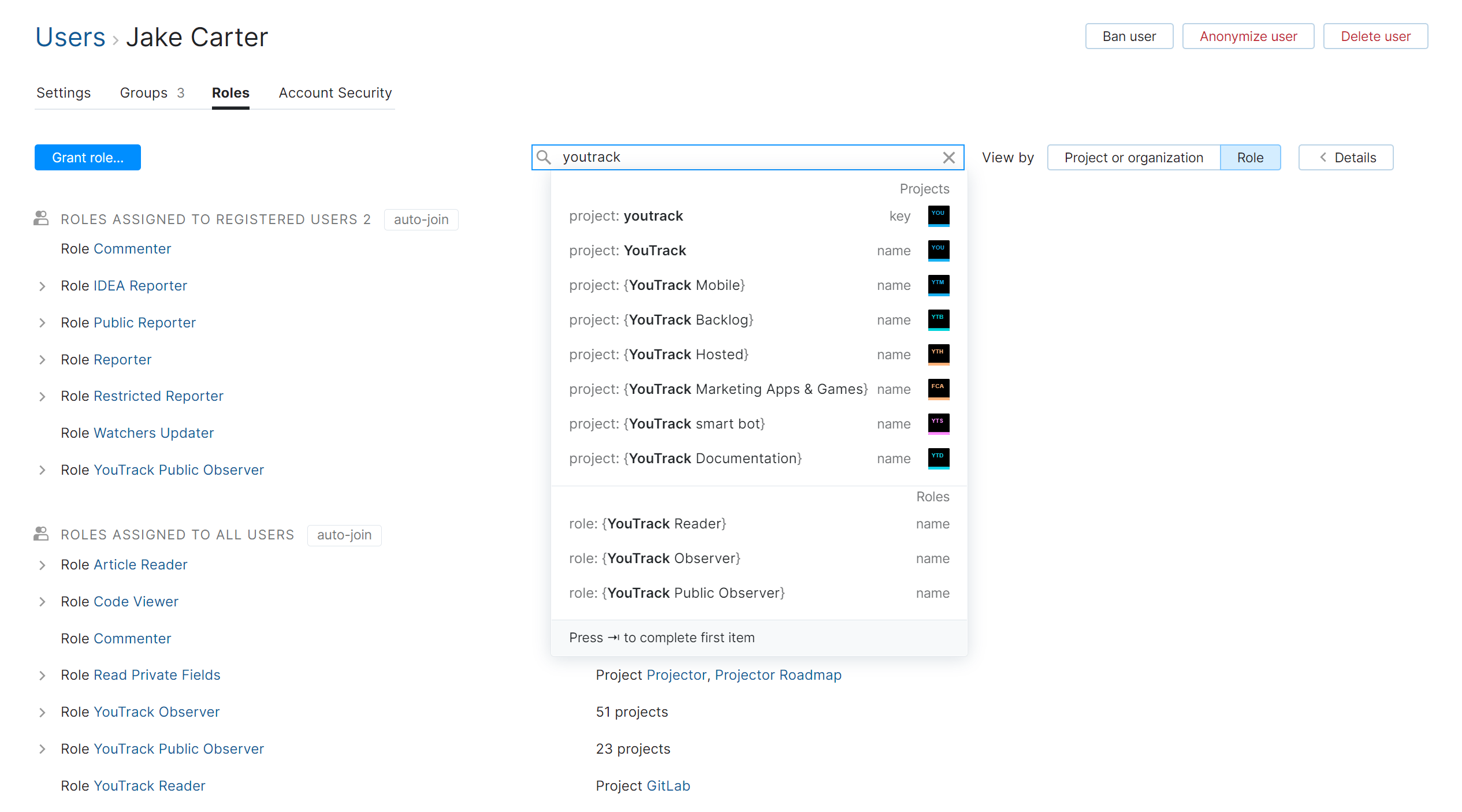 Manage User Access | Hub Documentation
