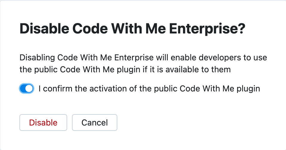 Manage Code With Me Enterprise | IDE Services Documentation