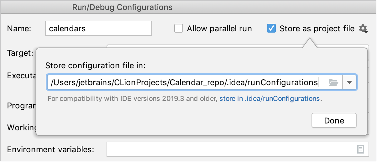 Run/debug configurations | CLion Documentation