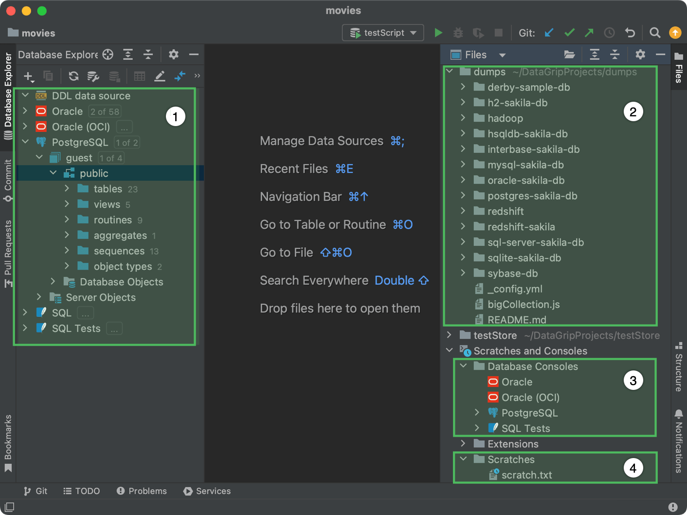 DataGrip projects | DataGrip Documentation