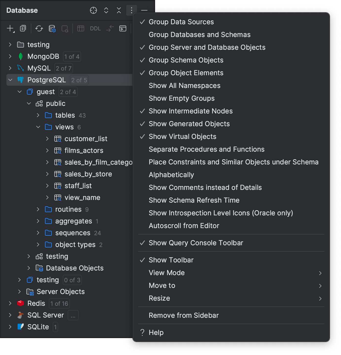Database Tool Window Intellij Idea Documentation