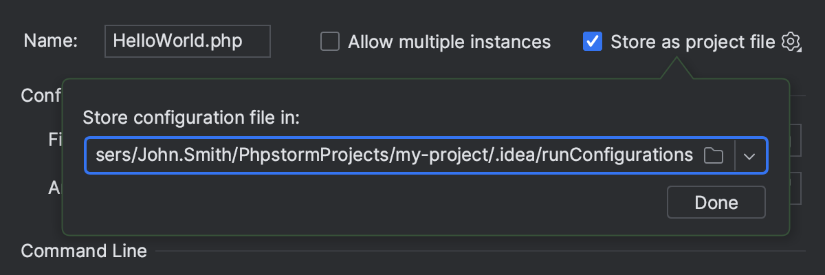 Run Debug Configurations Phpstorm Documentation