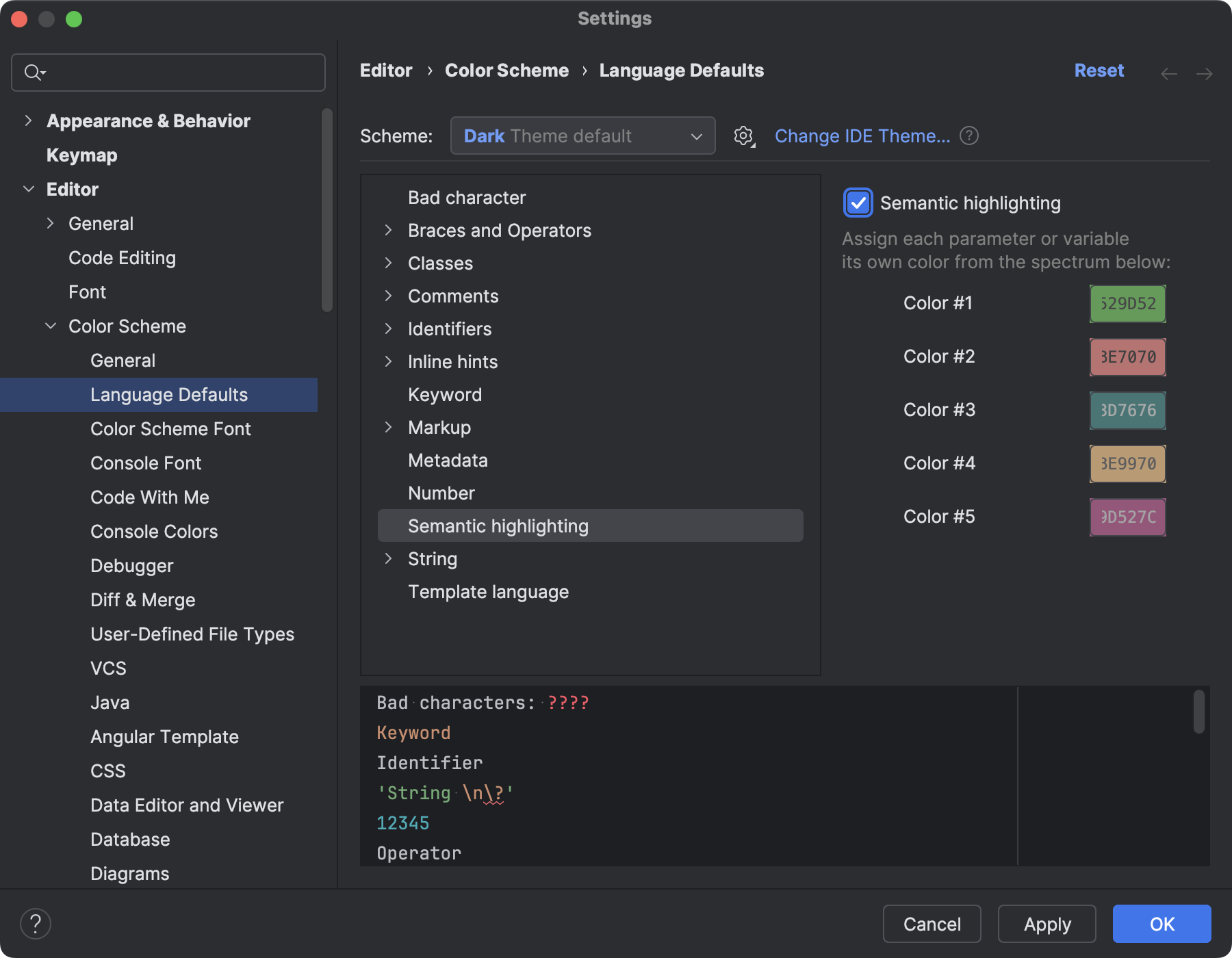 Colors and fonts | IntelliJ IDEA Documentation