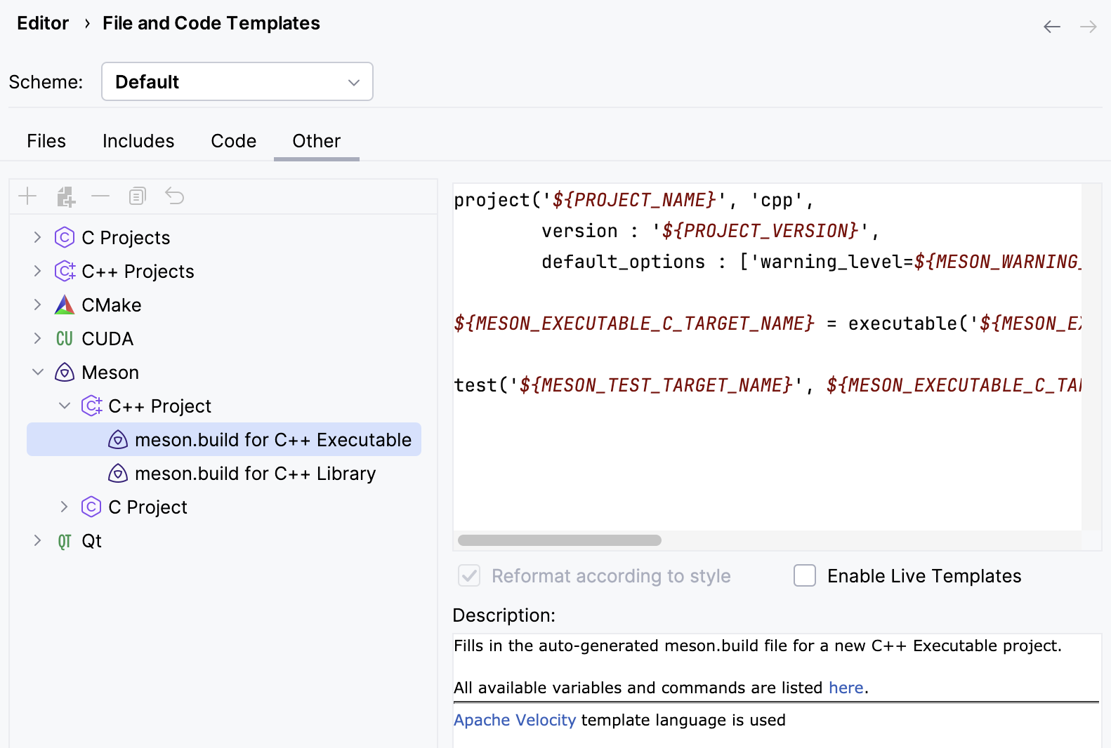 Meson Projects Clion Documentation