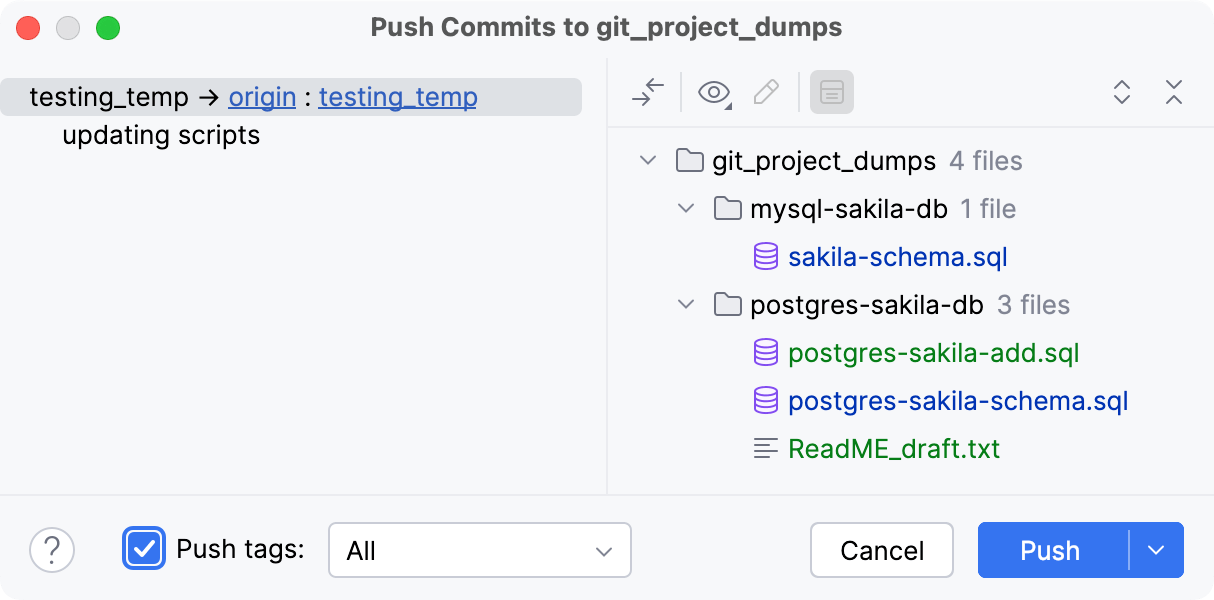 Use Tags To Mark Specific Git Commits Datagrip Documentation