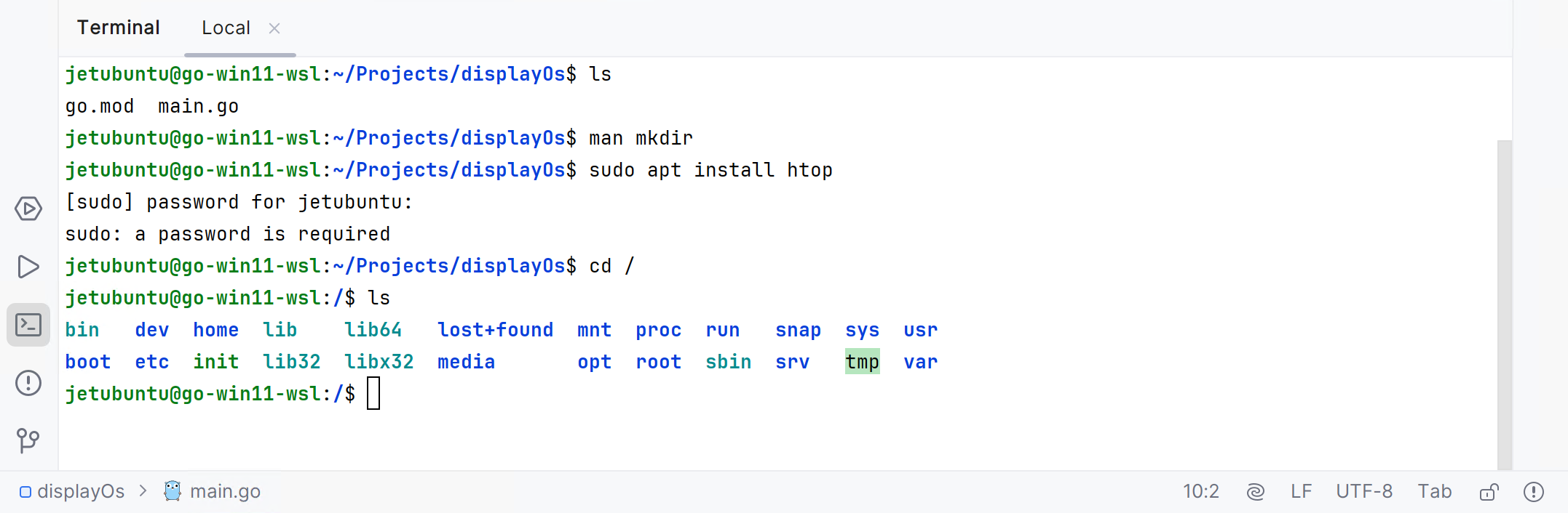 WSL | GoLand Documentation