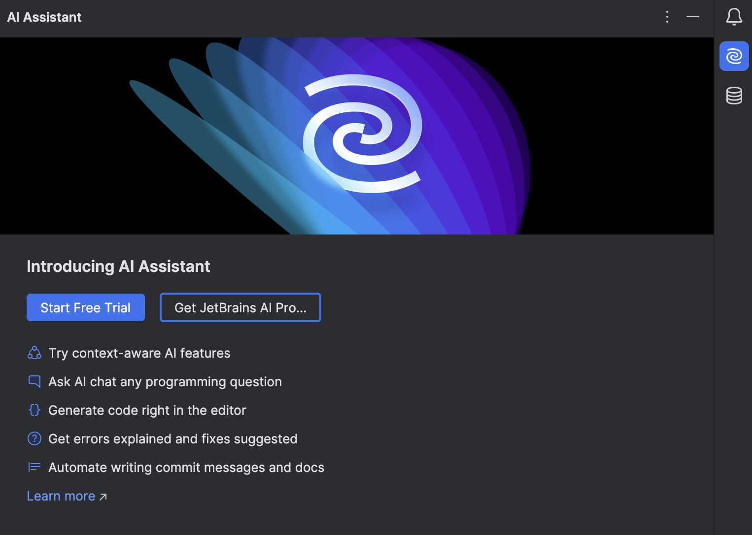 AI Assistant | PyCharm Documentation