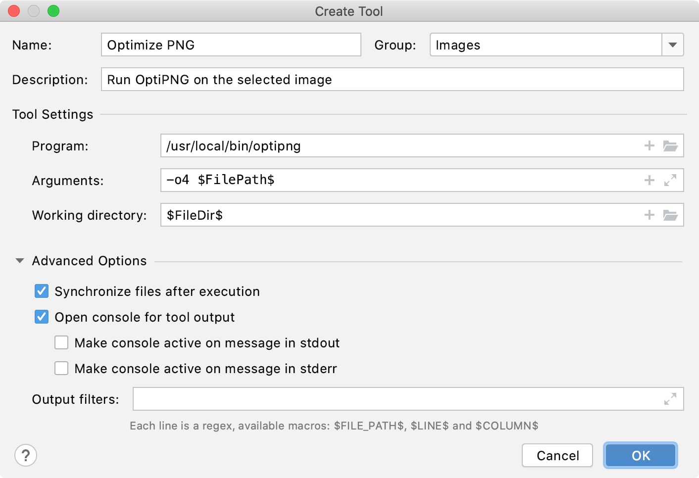 External tools | PhpStorm Documentation