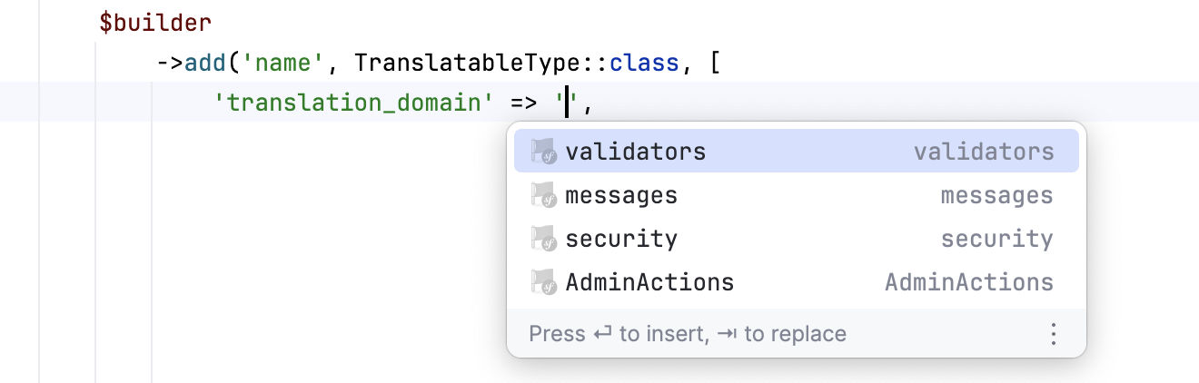 Forms | PhpStorm Documentation