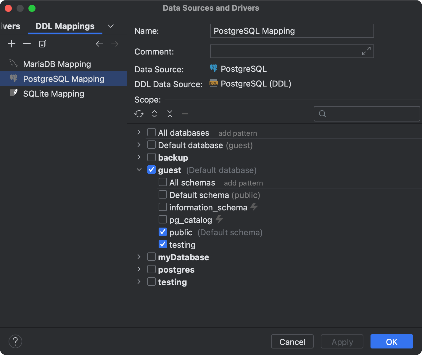 DDL mappings | CLion Documentation