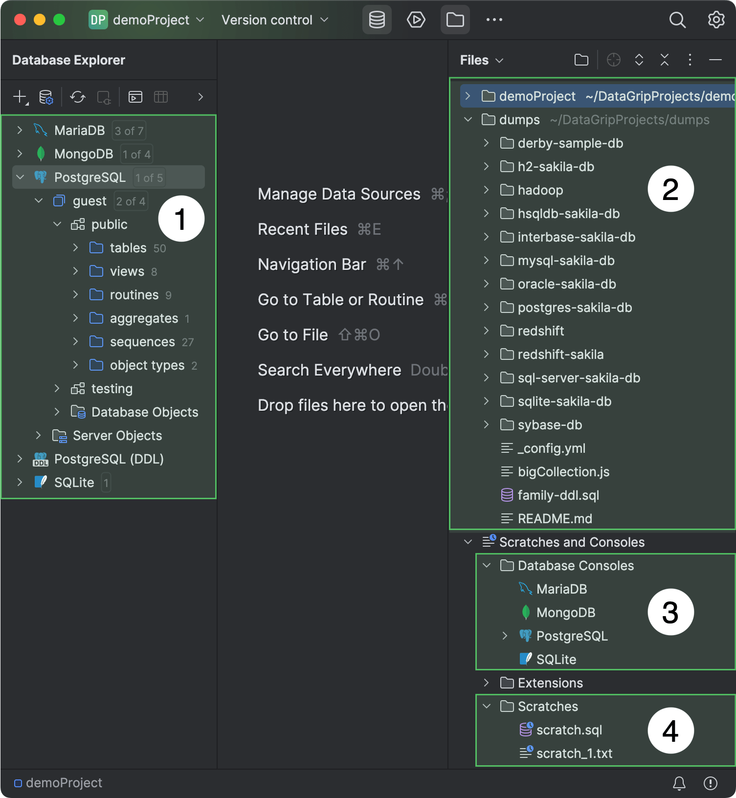 DataGrip projects | DataGrip Documentation