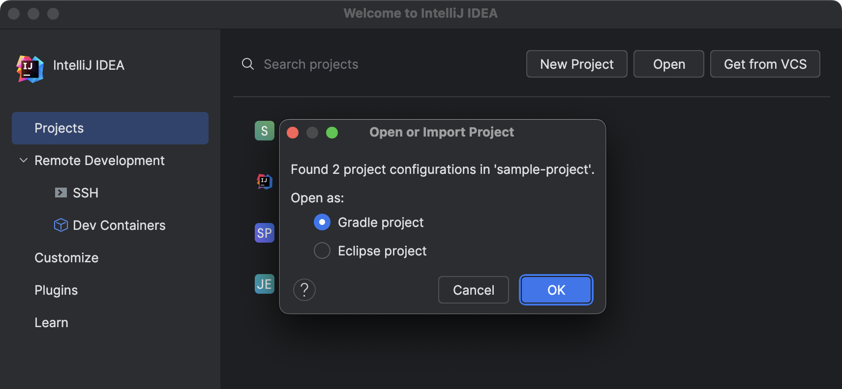 Import projects | IntelliJ IDEA Documentation