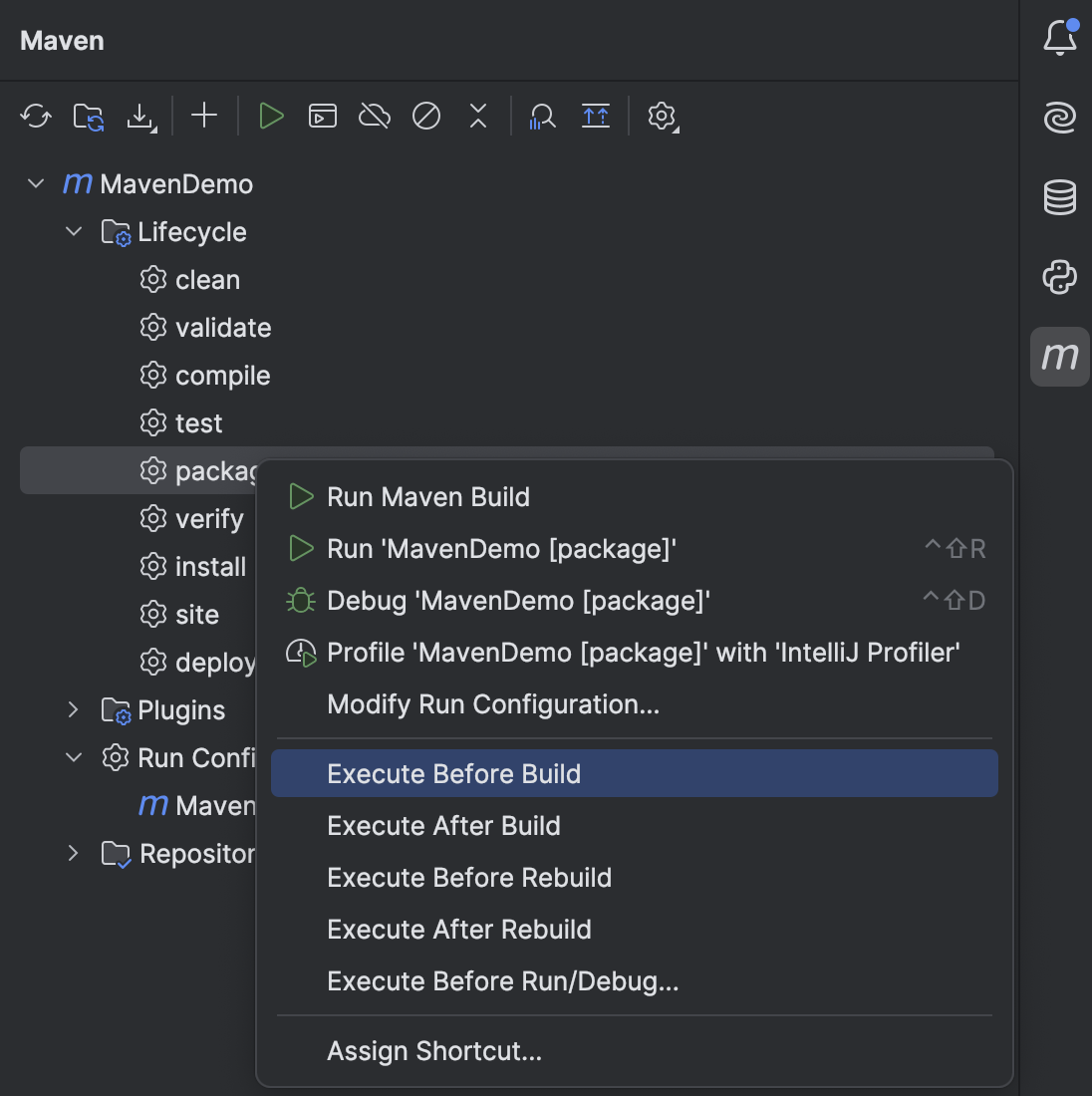 Maven goals | IntelliJ IDEA Documentation