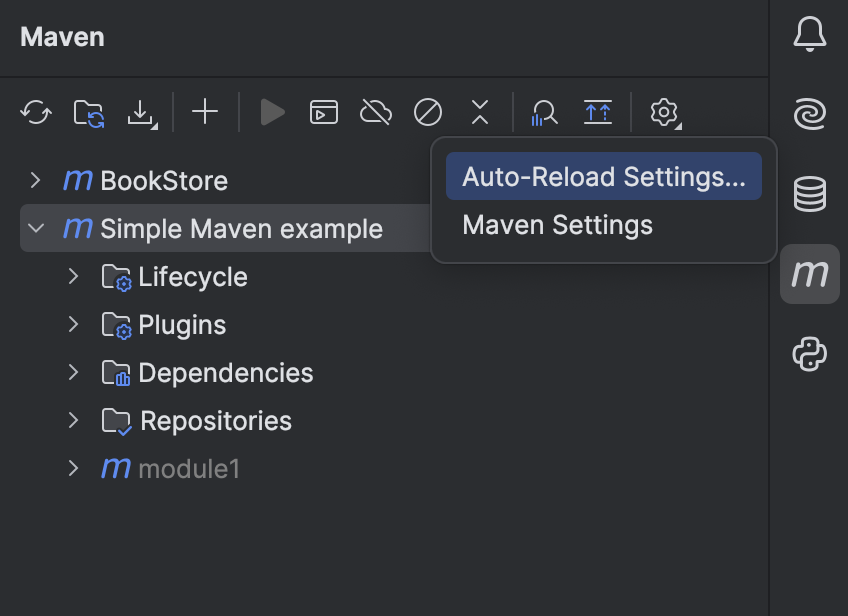 Maven projects | IntelliJ IDEA Documentation