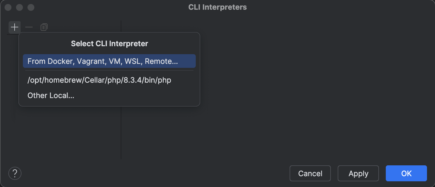 Configure remote PHP interpreters | PhpStorm Documentation