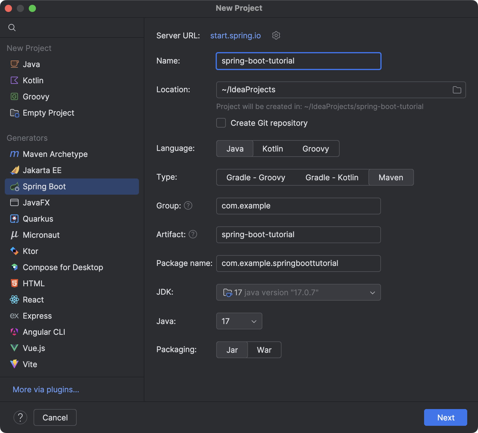 Tutorial Create Your First Spring Application Intellij Idea Documentation 0421