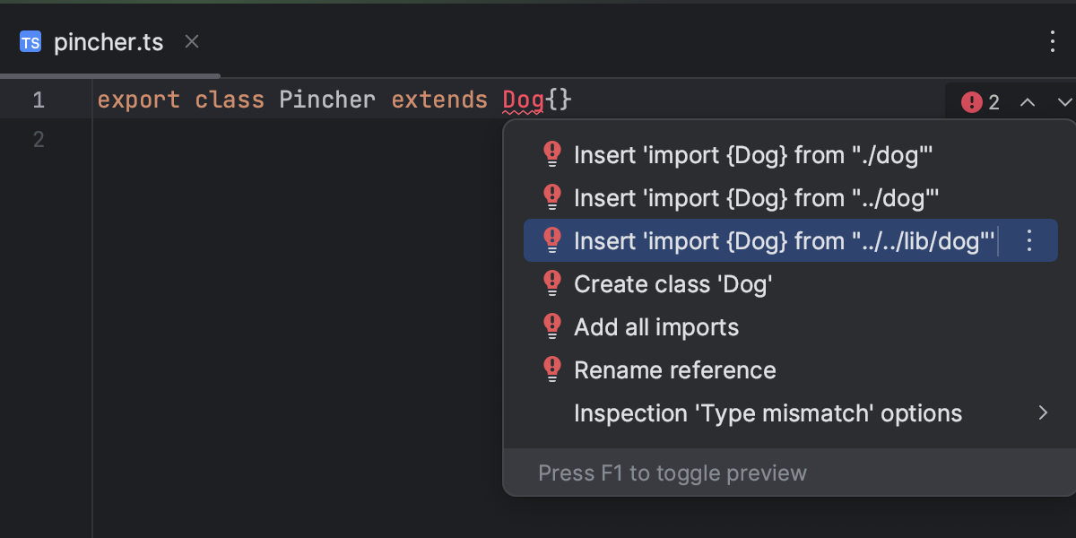 Typescript Intellij Idea Documentation 