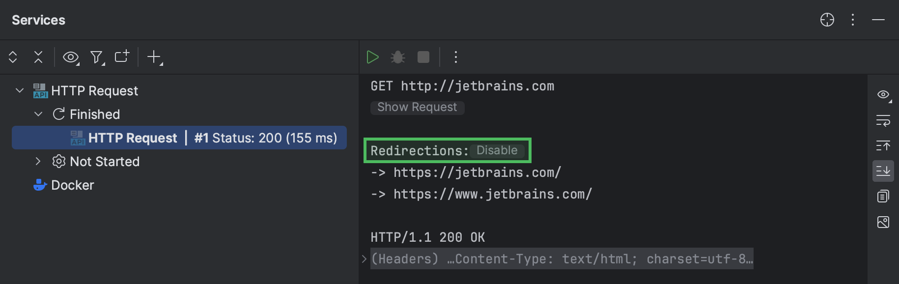 Exploring the HTTP request syntax | IntelliJ IDEA Documentation