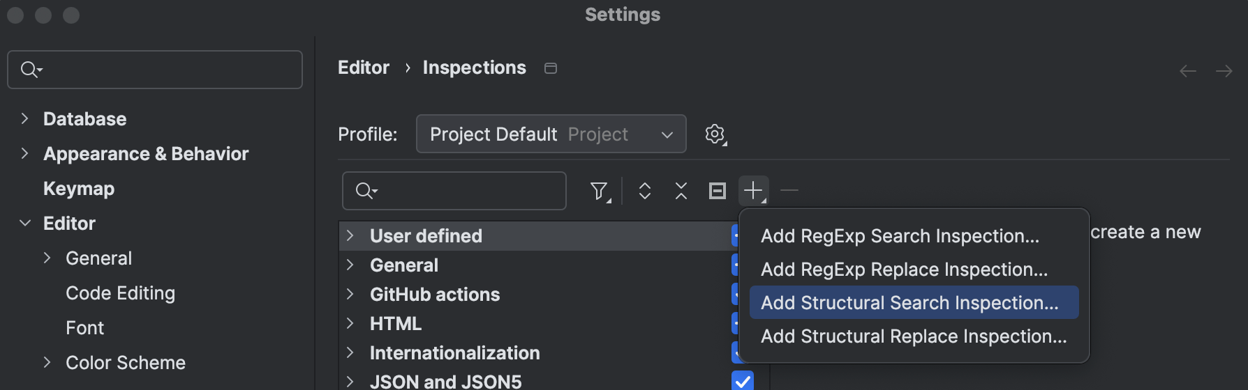 Create custom inspections | DataGrip Documentation