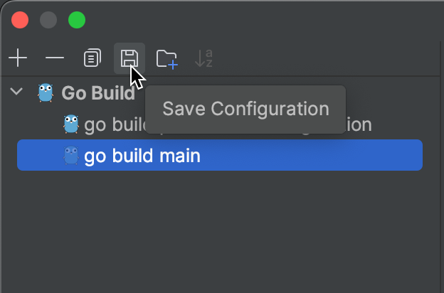 Run/debug configurations | GoLand Documentation