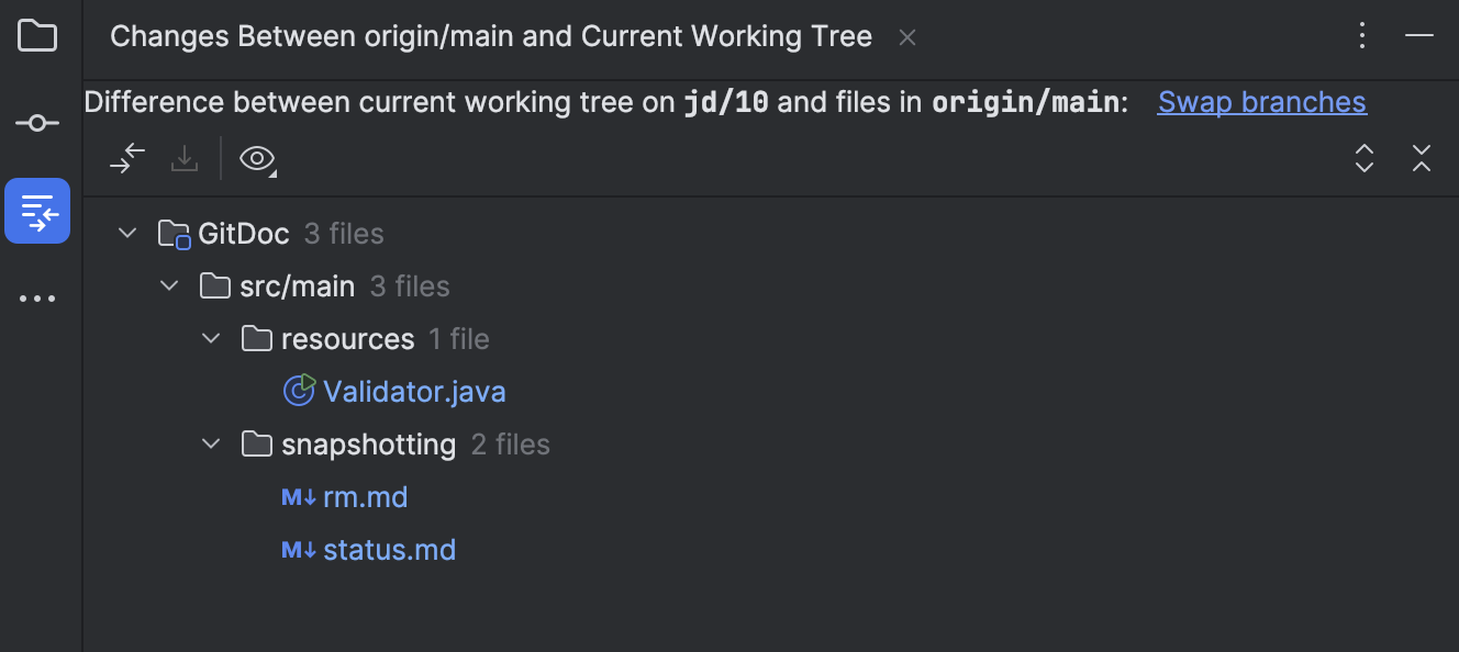 Manage Git branches | IntelliJ IDEA Documentation