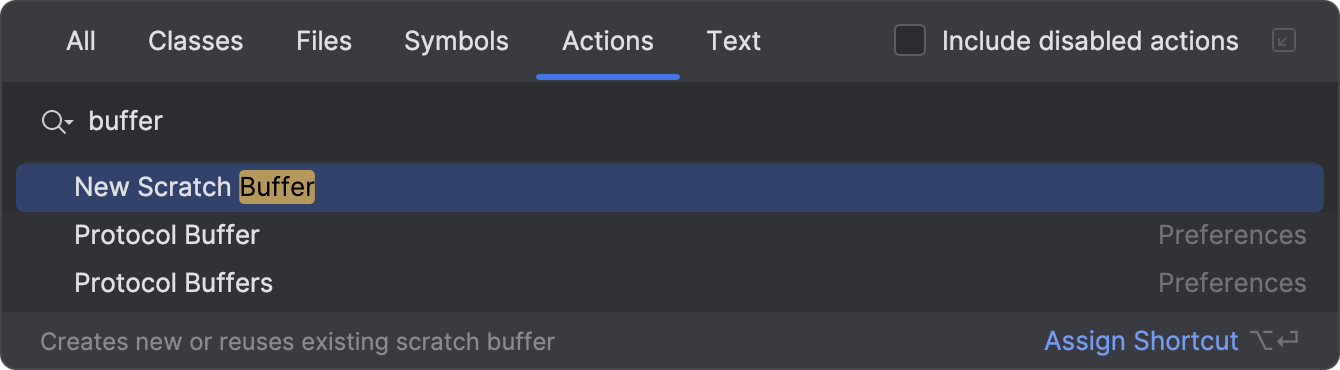 Scratch files | IntelliJ IDEA Documentation
