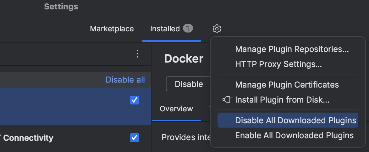 Plugins Datagrip Documentation