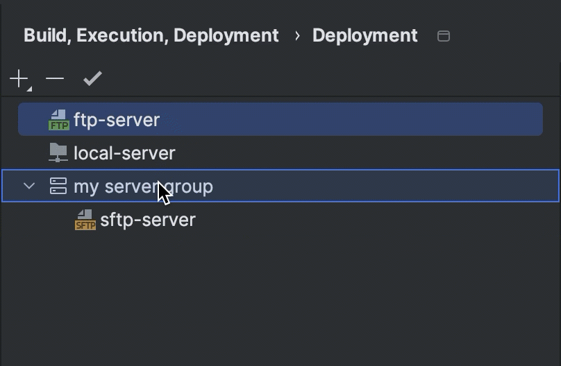 Organize servers into groups | PyCharm Documentation