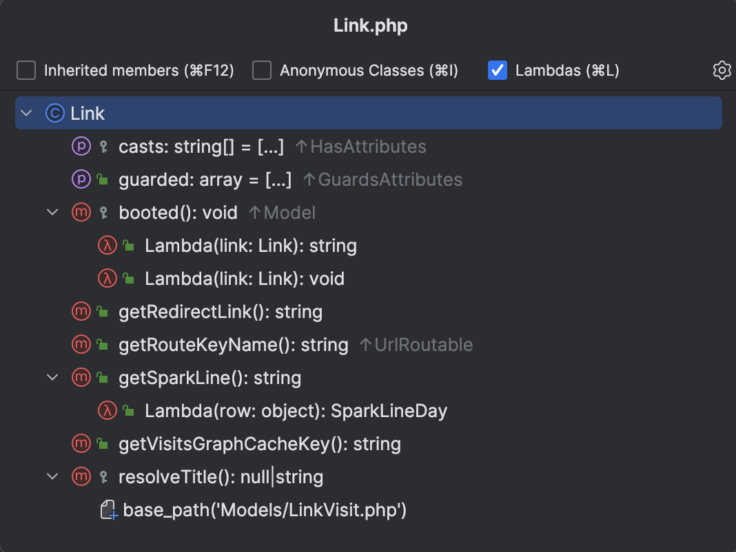 File structure | PhpStorm Documentation