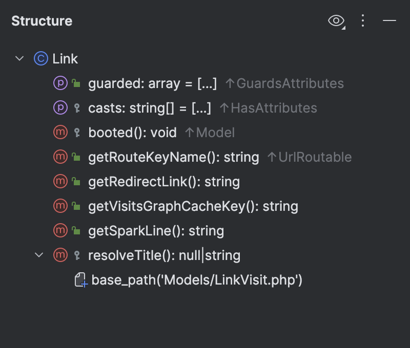 File structure | PhpStorm Documentation