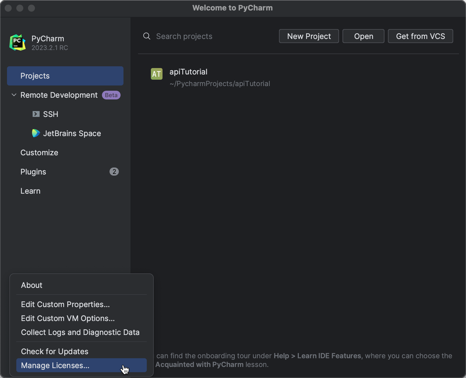 Register PyCharm | PyCharm Documentation