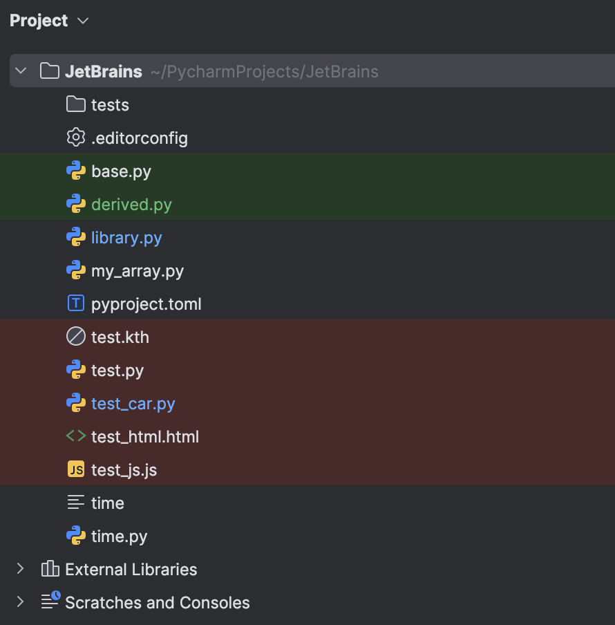 Scope | PyCharm Documentation