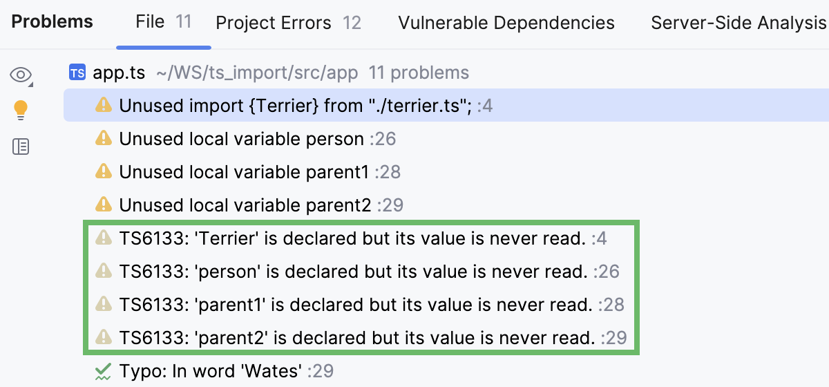 TypeScript | IntelliJ IDEA Documentation