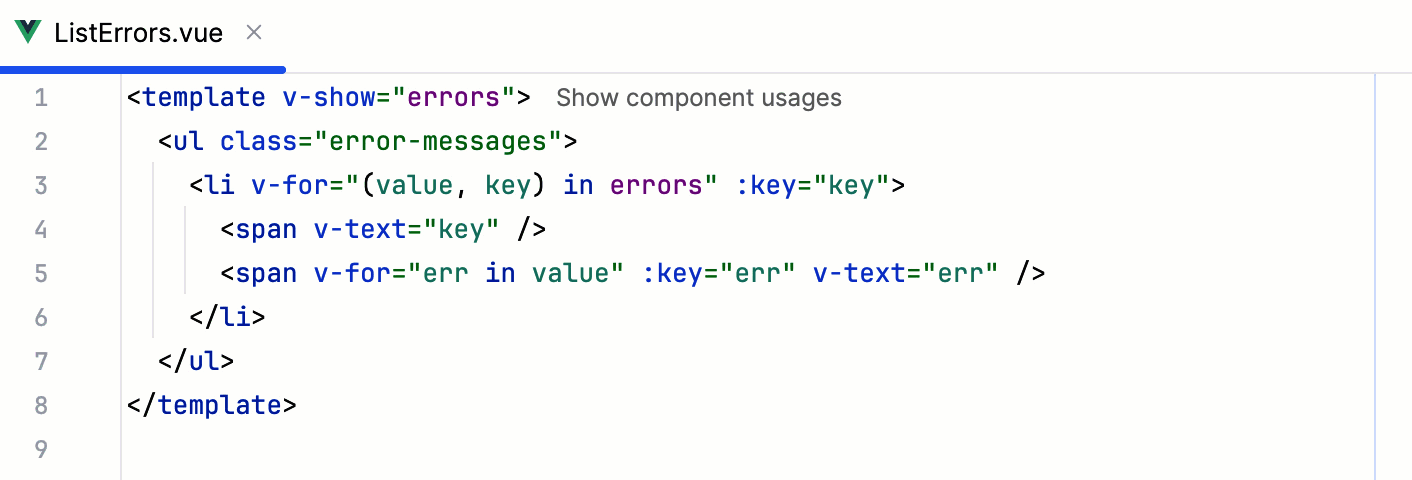 Vue.js | IntelliJ IDEA Documentation