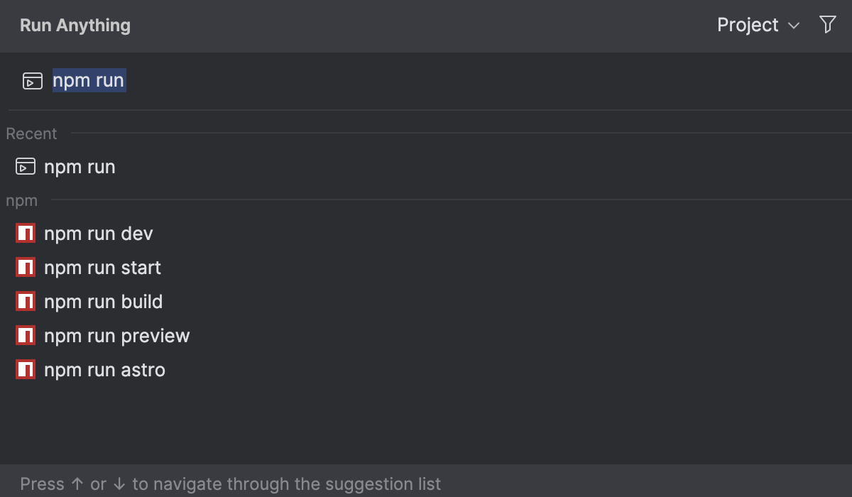 npm, pnpm, and Yarn | IntelliJ IDEA Documentation