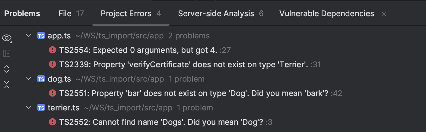 TypeScript | IntelliJ IDEA Documentation