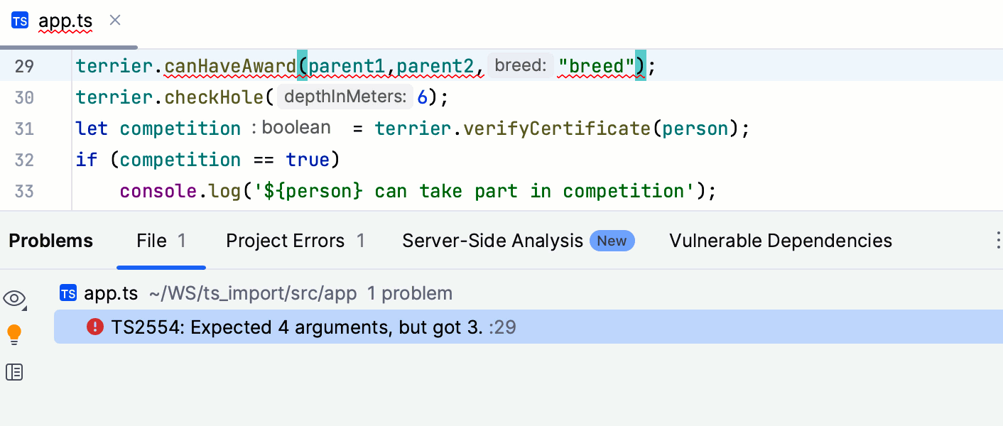 TypeScript | IntelliJ IDEA Documentation