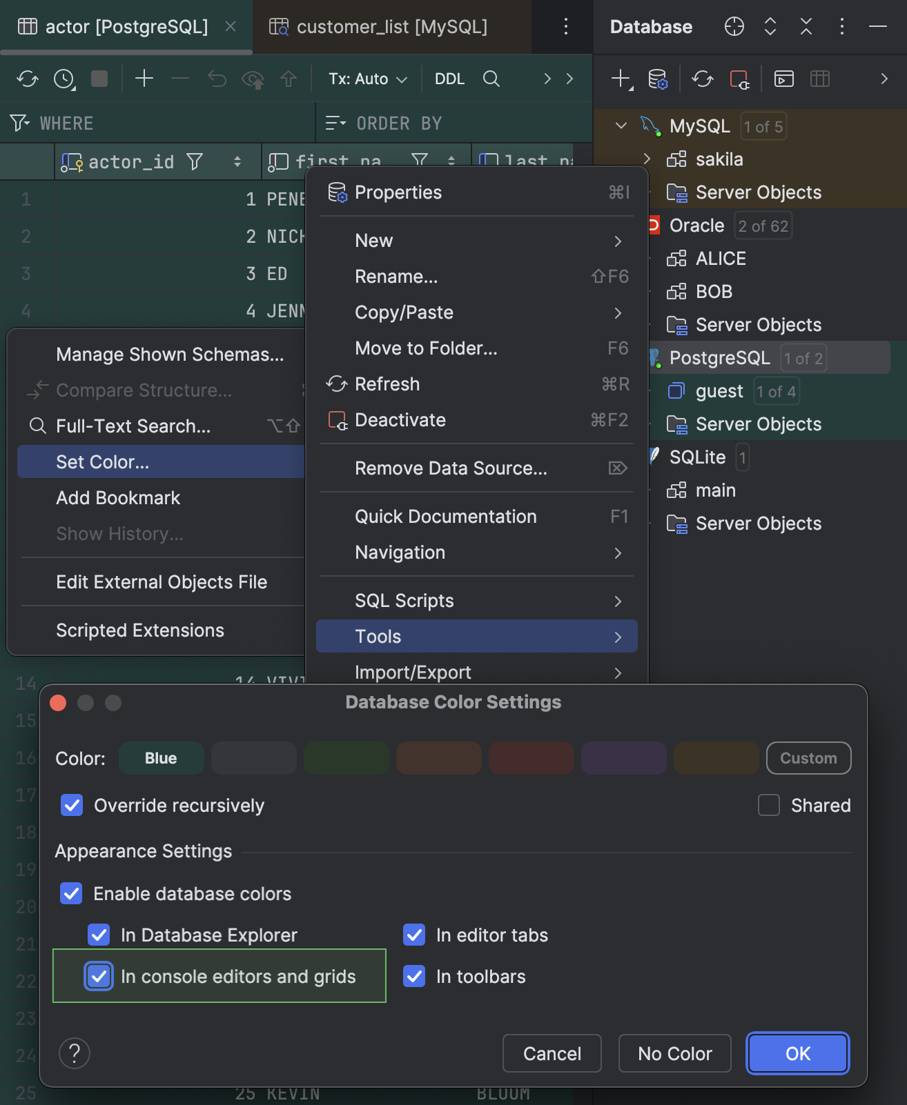 Data sources | IntelliJ IDEA Documentation