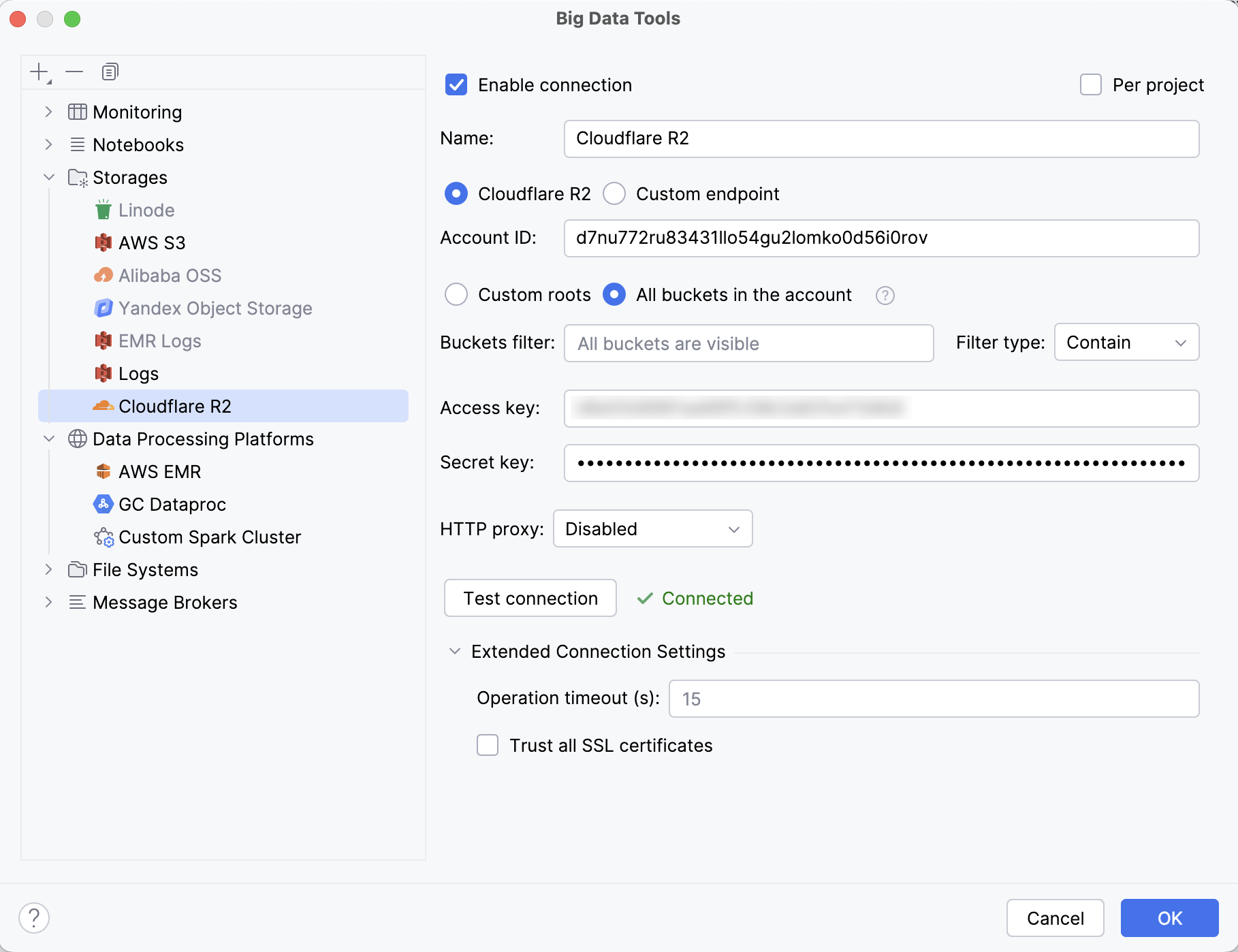 Cloudflare R2 | PyCharm 文档
