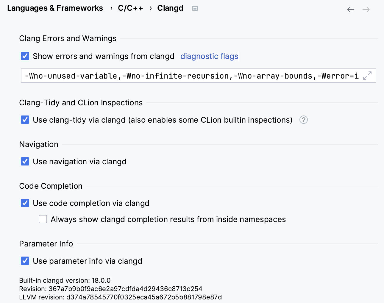Clangd | CLion Documentation