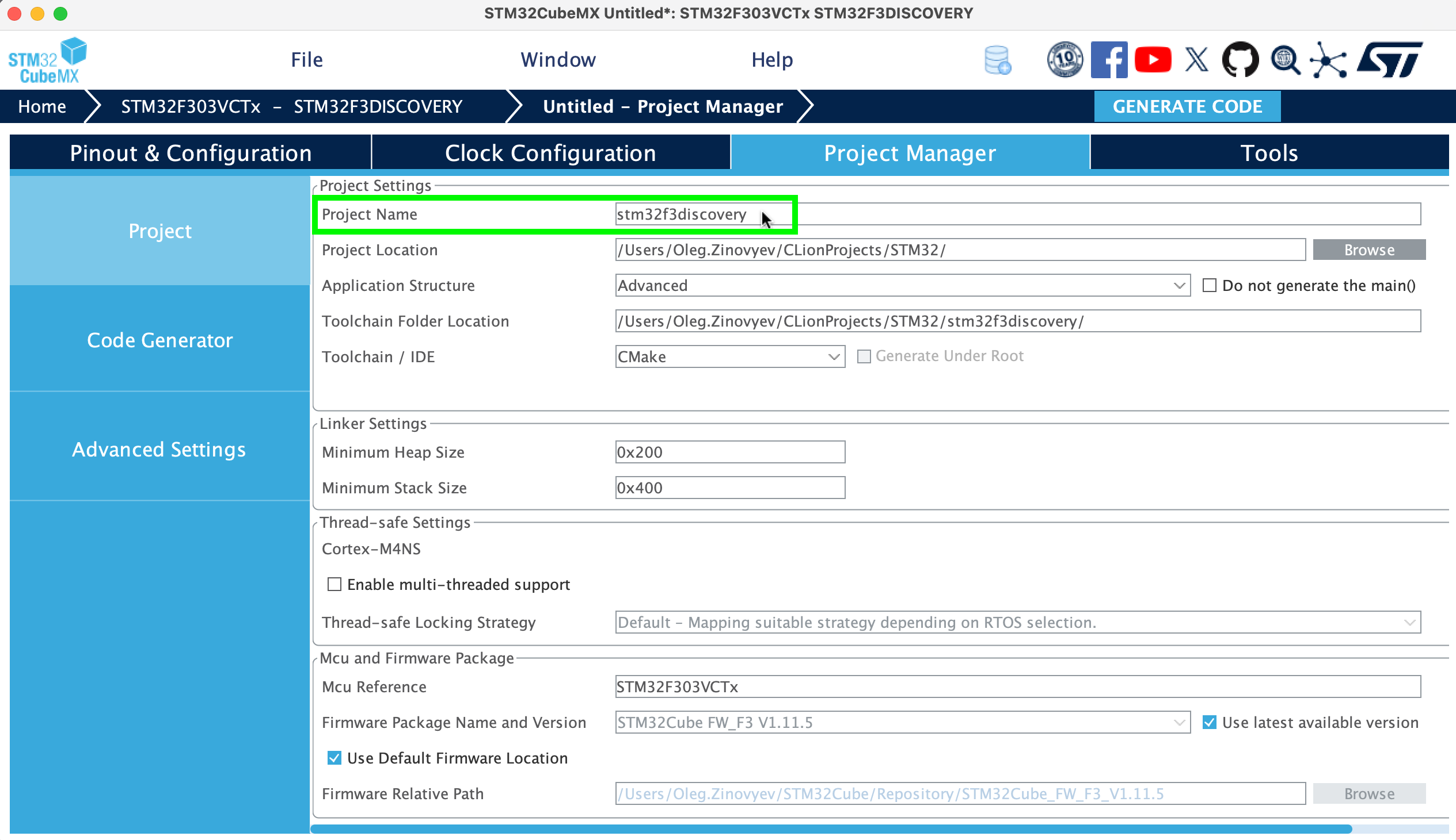 STM32CubeMX projects | CLion Documentation