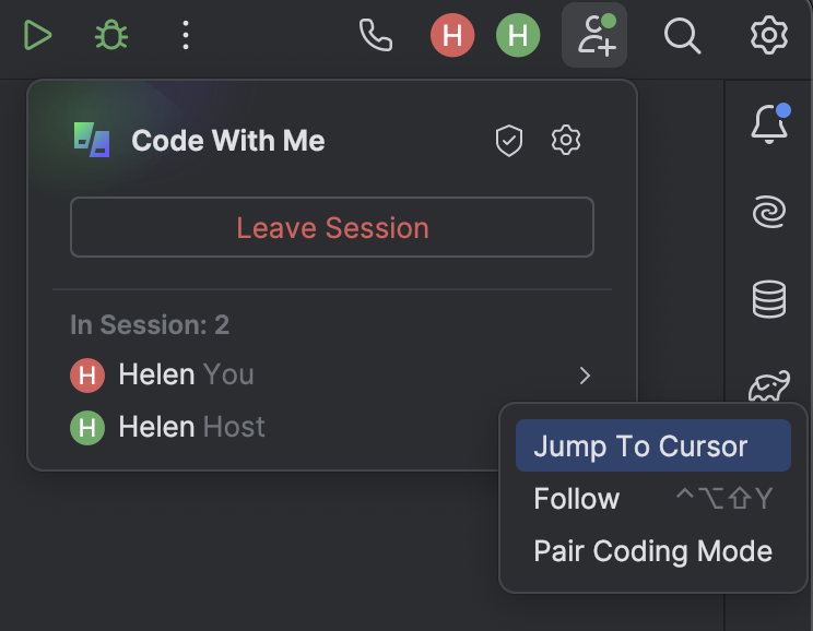 Getting started with Code With Me | IntelliJ IDEA Documentation
