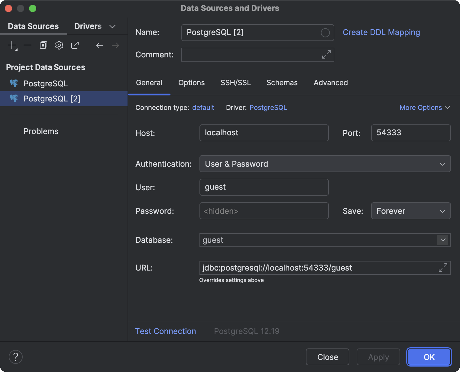 Data sources | IntelliJ IDEA Documentation