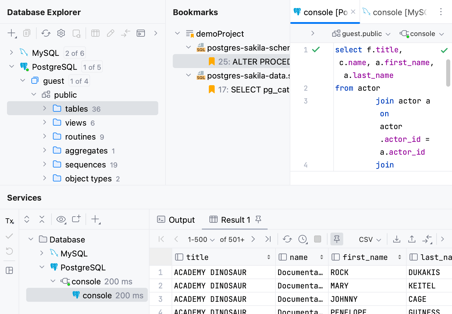 Arrange tool windows | DataGrip Documentation