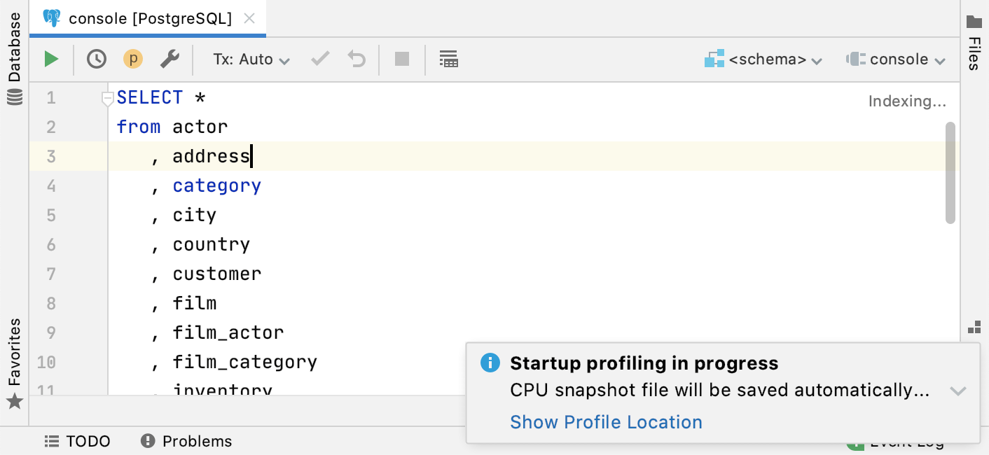 Slow startup | DataGrip Documentation